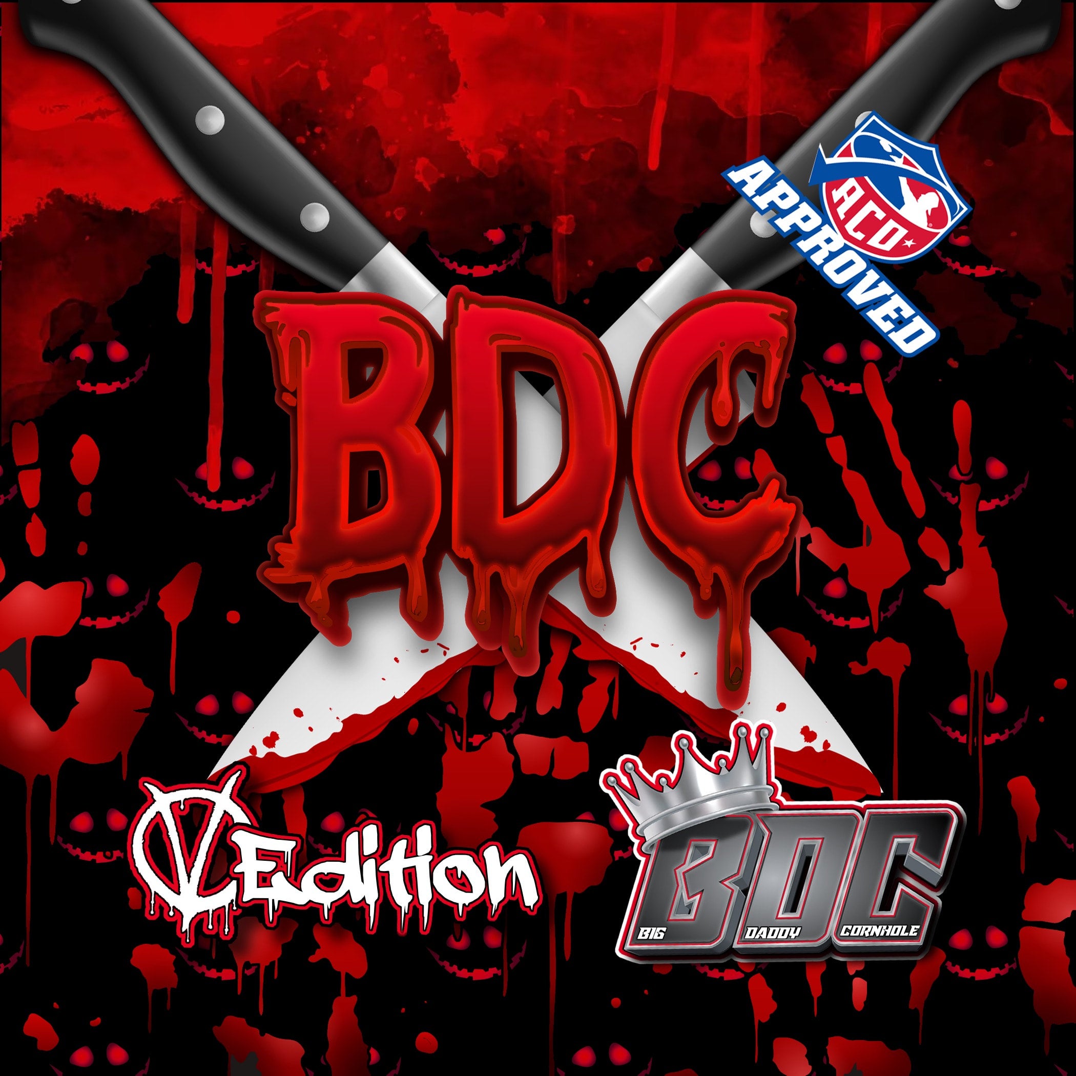 LE BDC Halloween Knives | Big Daddy Cornhole